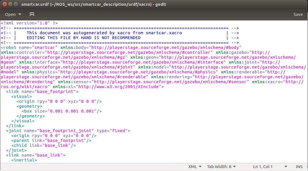 xacro模型——阿克曼（Ackermann）四轮小车模型 | chan's Bloggerrrrr